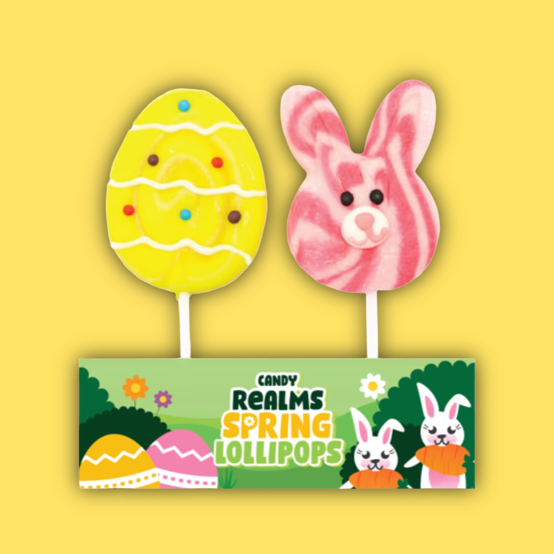 Candy Realms Easter Candy Pops 50g | Easter Sweets Gift | Mr Simms Sweet Shop