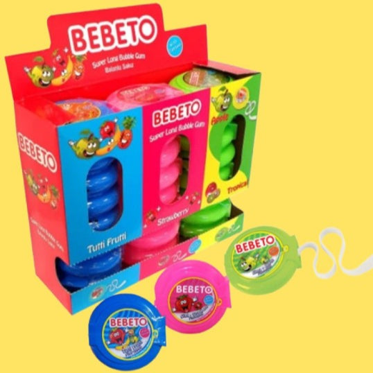 Bebeto 1m Bubblegum Roll 40g | Mr Simms Sweet Shop