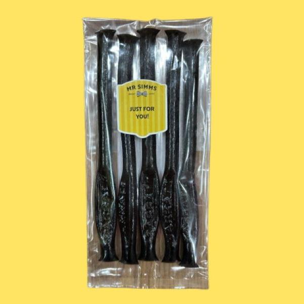 MS Liquorice Sticks 75g (Pack of 5) | Mr Simms Sweet Shop