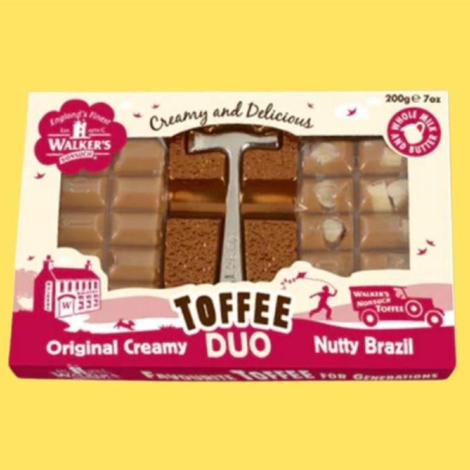 Walkers Toffee Duo Hammer Pack 200g | Mr Simms Sweet Shop