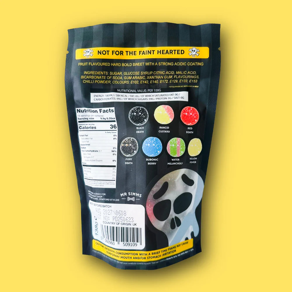 Simms Sour Scale Bag 138g | Mr Simms Sweet Shop