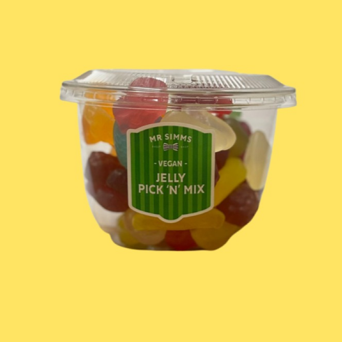 Pick n Mix Pot 180g - Vegan Mix | Mr Simms Sweet Shop