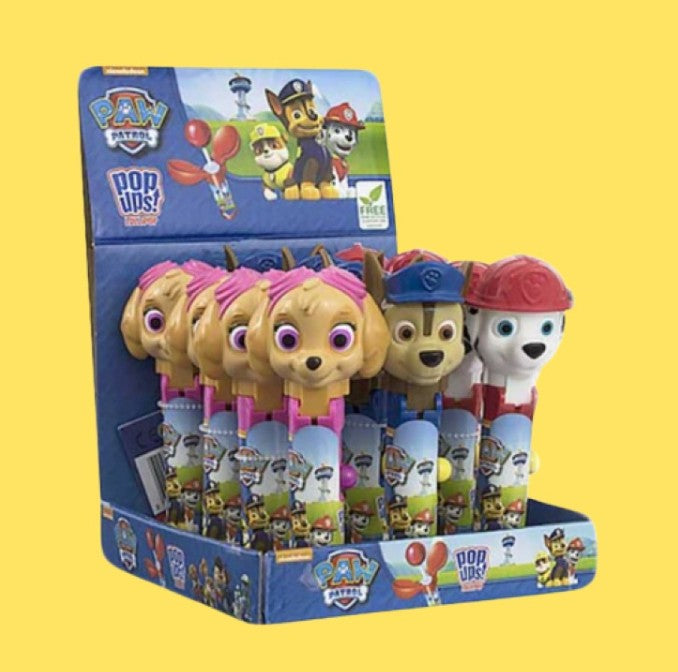Paw Patrol Pop Ups Lollipops 10g | Mr Simms Sweet Shop