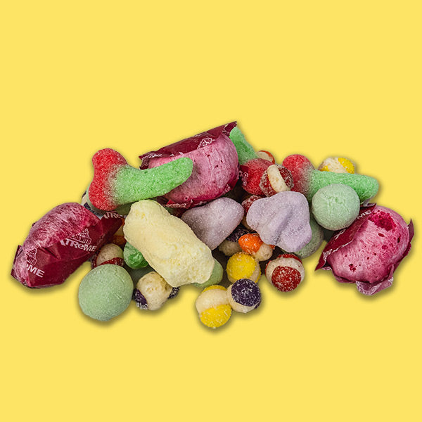 Mr Simms Freeze Dried Mega Sour Mixed Bag 90g | Mr Simms Sweet Shop