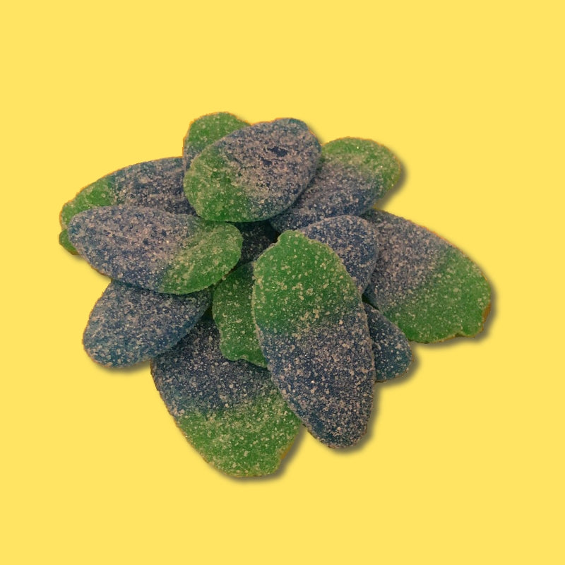 Giant Sour Blue Raspberries | Mr Simms Sweet Shop