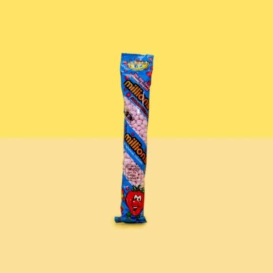 Millions Strawberry Tube 55g | Mr Simms Sweet Shop