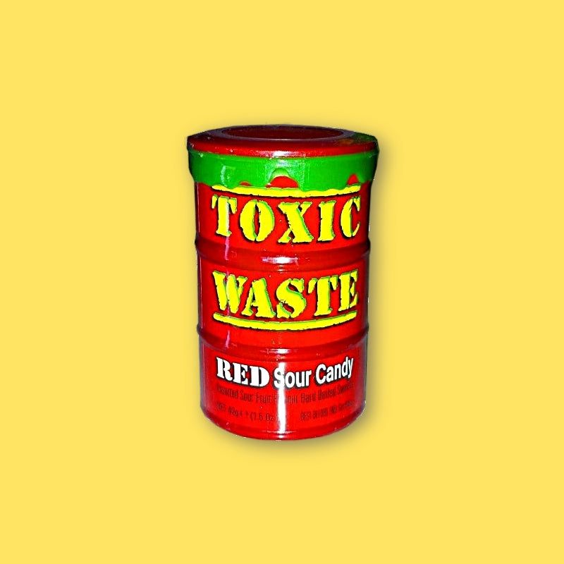 Toxic Waste Red Drum | Mr Simms Sweet Shop